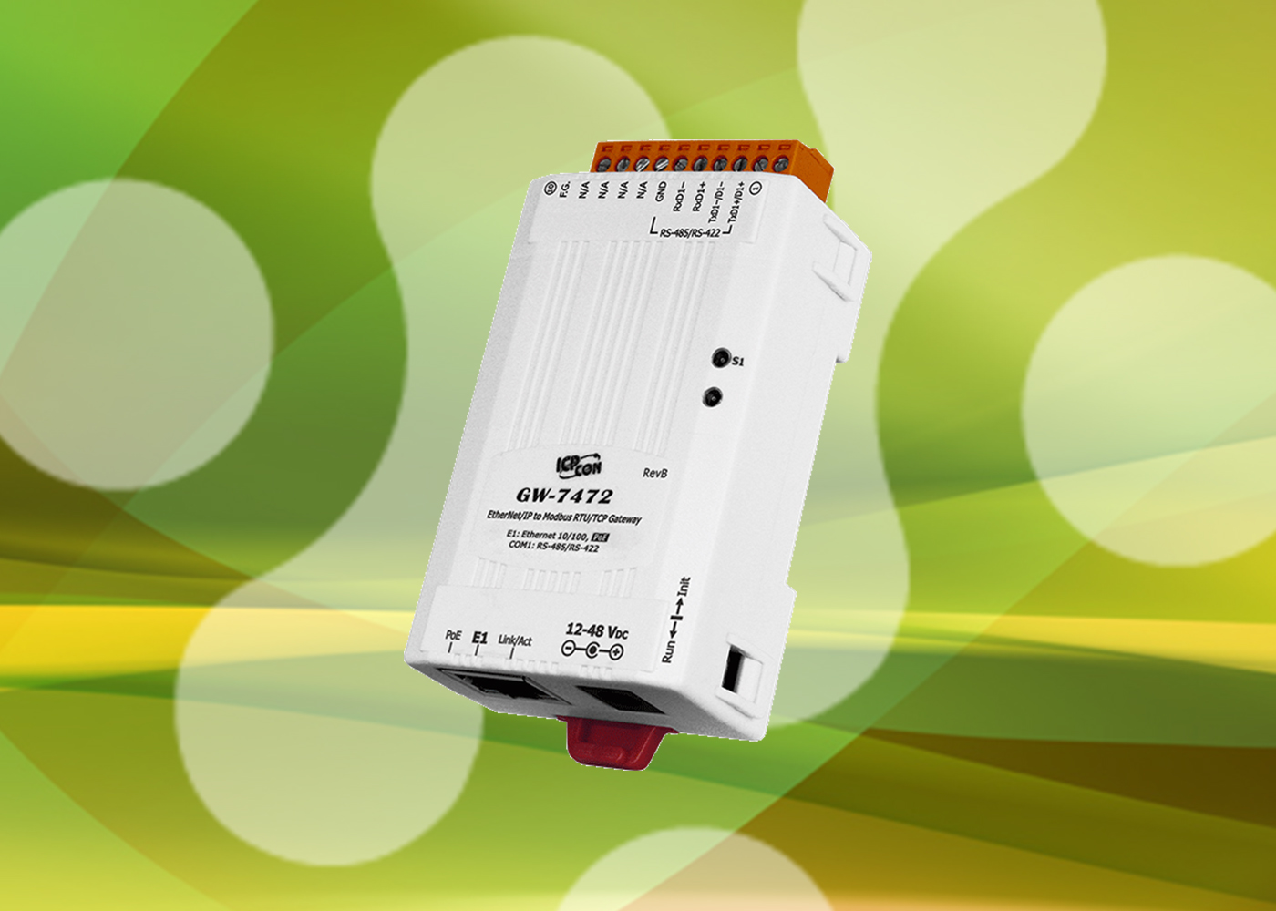 Gw 2232i Modbustcp To Rtuascii Gateway With 2 Port Ethernet Switch 5513